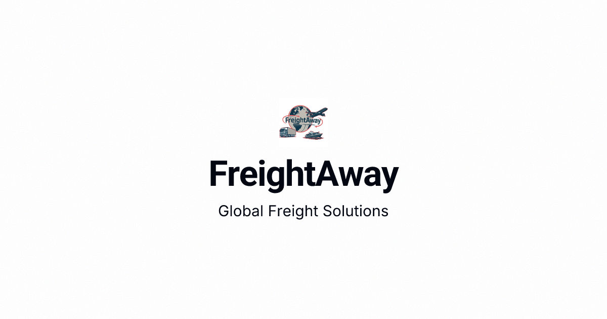 FreightAway - Global Freight Forwarding & 24/7 Critical Shipment Support